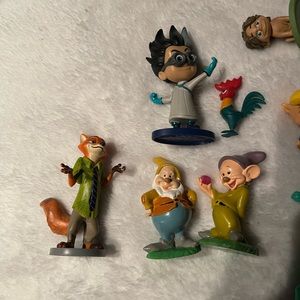 Disney | Toys | Disney Stand Up Figurine Lot Dwarf Movie Characters ...